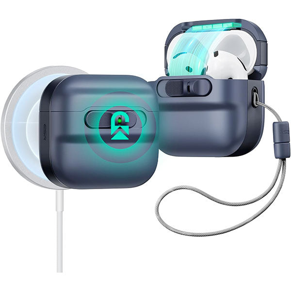 ESR AirPods 4 Pulse マグネット式蓋ロック付きハイブリッド ESR AirPods 4 Pulse マグネット式蓋ロック付きハイブリッド